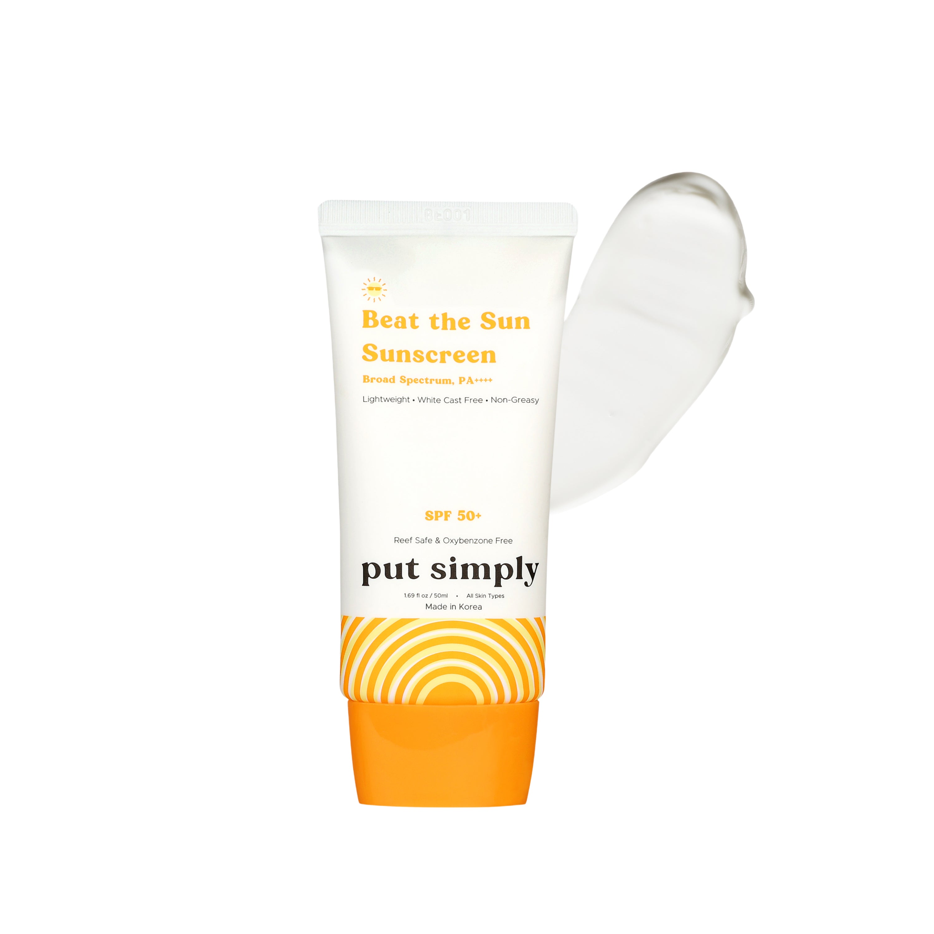 Beat The Sun | Lightweight SPF 50 BroadSpectrum Korean Sunscreen | Put ...